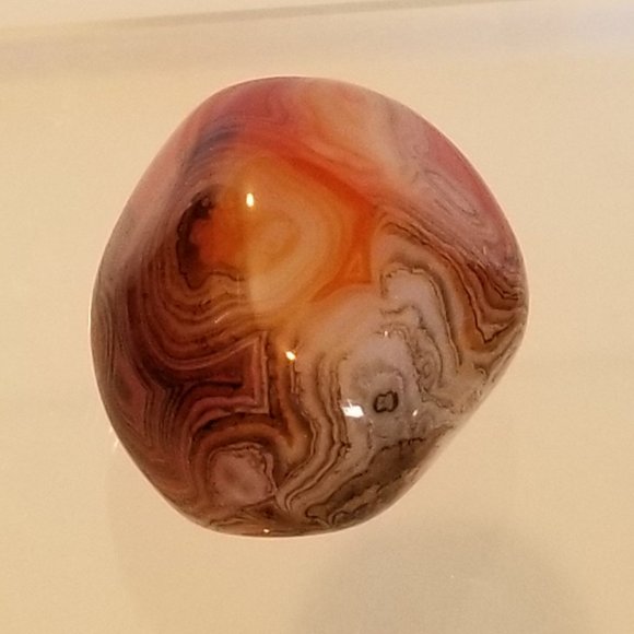 Accents | Red Banded Agate Polished Natural Stone | Poshmark